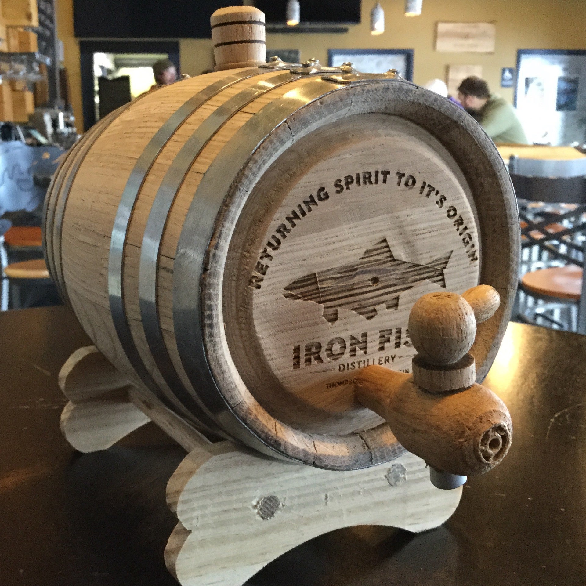 Iron Fish 1 Liter and 2 Liter Barrels | Iron Fish Distillery