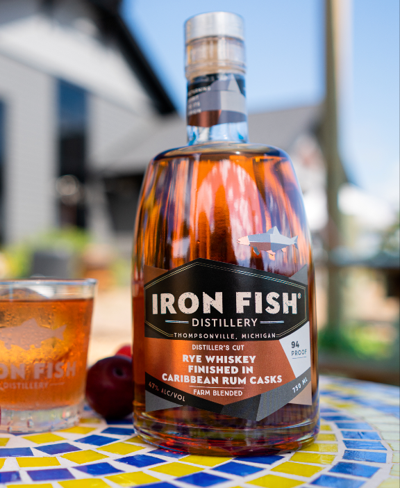 Rye Whiskey in Rum Cask (21401) | Iron Fish Distillery
