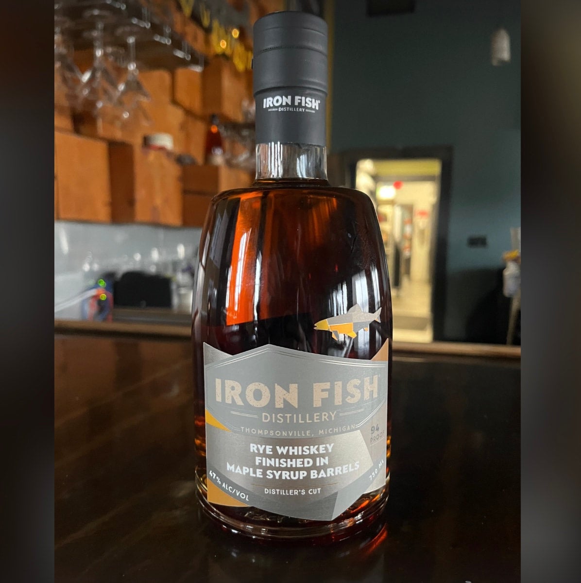 Maple Rye 750ml Retail 94 Proof (30666) | Iron Fish Distillery